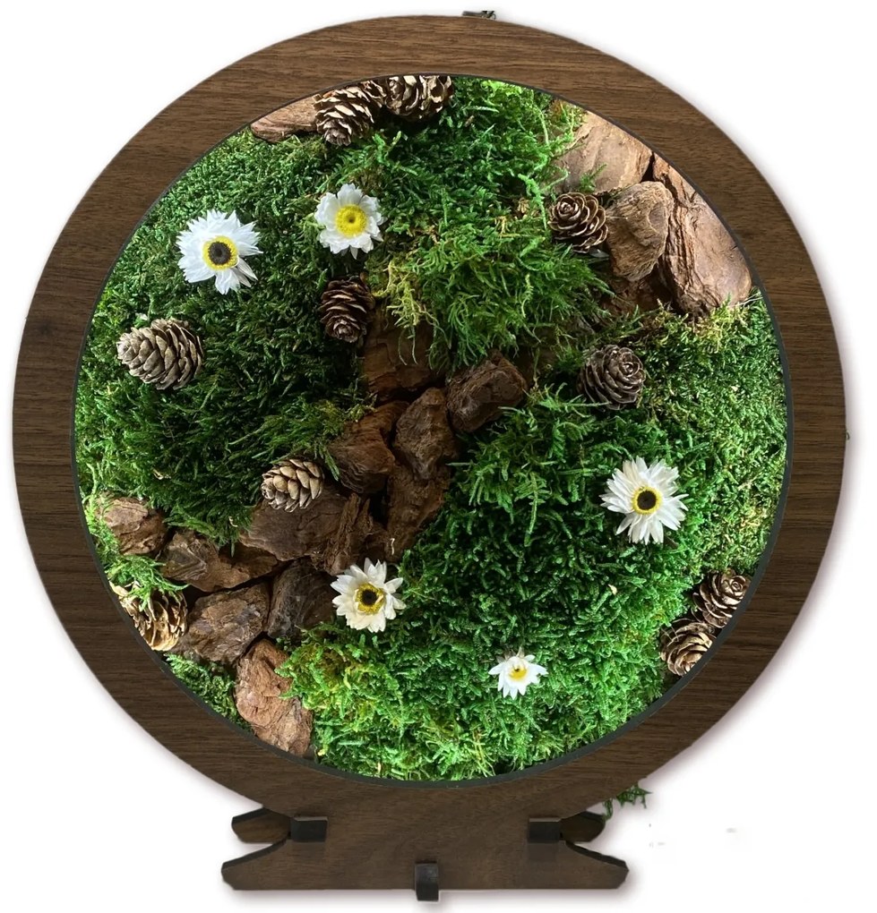 Li-Go "Slaměnky v mechu" lampa 30x31 cm