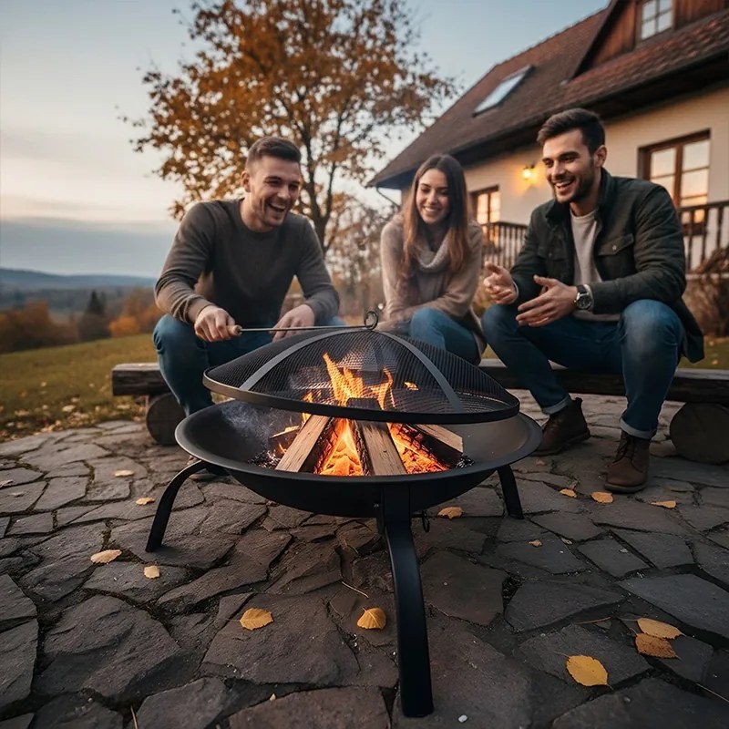 Velaco Zahradní ohniště na dřevo nebo dřevěné uhlí VL07
