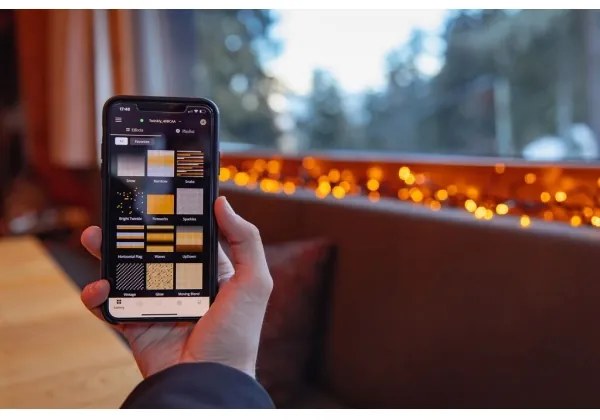 Twinkly TWS400GOP-BEU - LED Venkovní vánoční řetěz 400xLED 35,5m IP44 Wi-Fi