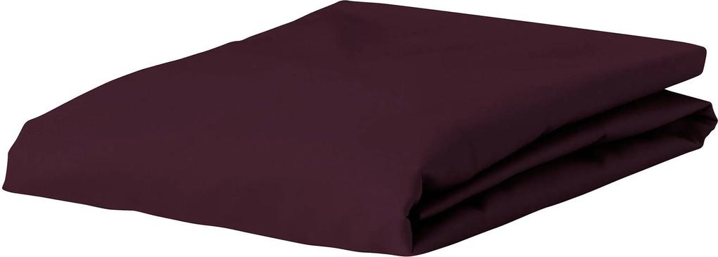 Prostěradlo s gumou The Perfect Organic Jersey 160 x 200 cm červené burgund