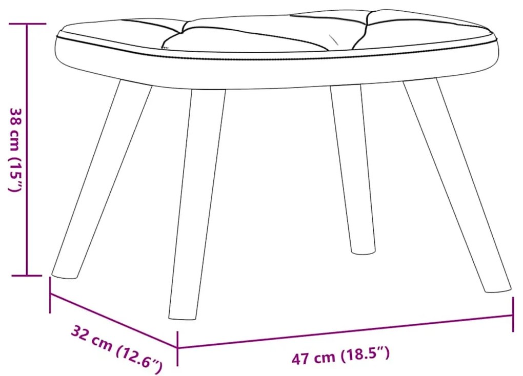vidaXL Marketos Relaxační křeslo se stoličkou taupe textil