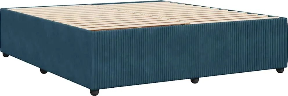 Rám postele modrý 180 x 200 cm samet 3285028