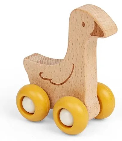 Bigjigs Toys Domácí zvířátko na kolečkách Husa