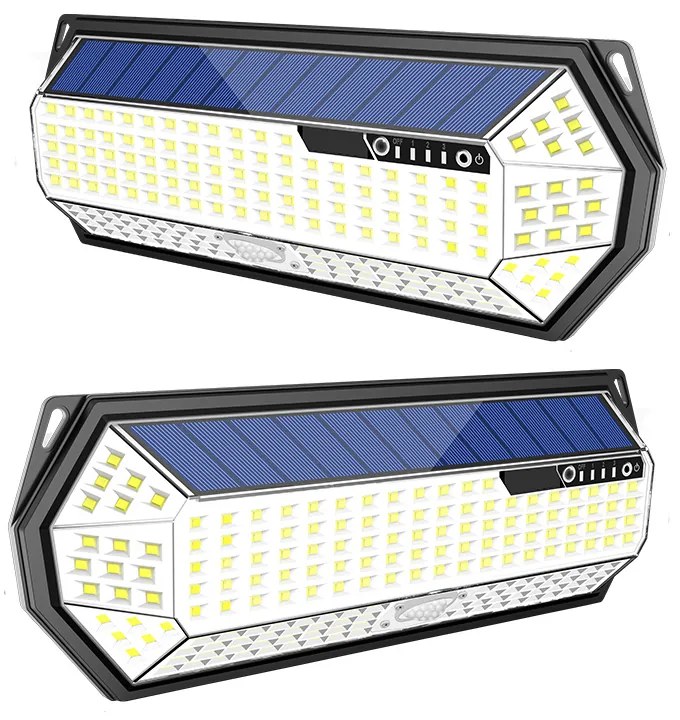 Bezdoteku LEDSolar 196 solární venkovní světlo svítidlo, 196 LED se senzorem, bezdrátové, 4W, studená            barva