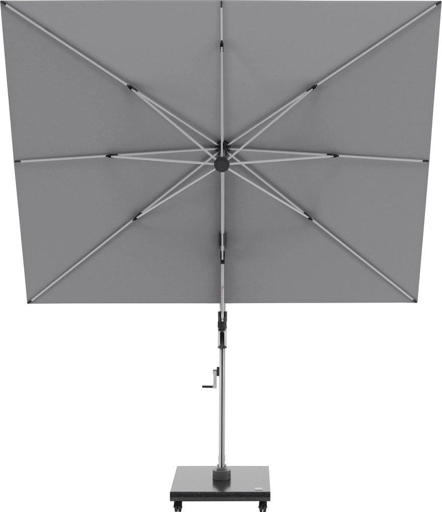 Knirps HYPERION 330 x 240 PRESTIGE - luxusní výkyvný zahradní slunečník s boční tyčí