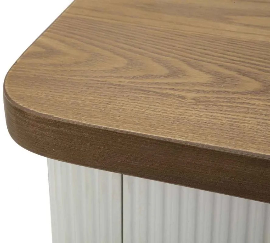 Designový noční stolek Tahigwa 48 cm bílý