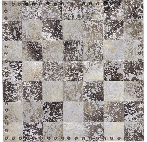 Stringhe Silver/Grey koberec 100x100 cm | BIANO