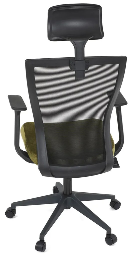 Kancelářská židle MARIE  černo-světle zelená