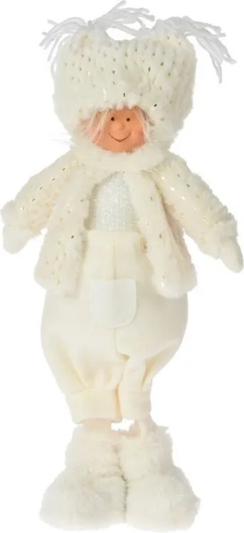 Zimní krasavec – bílozlatý 37 cm