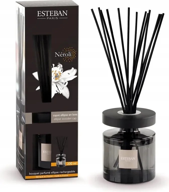 Esteban Paris Difuzér s tyčinkami 200 ml Vůně Neroli