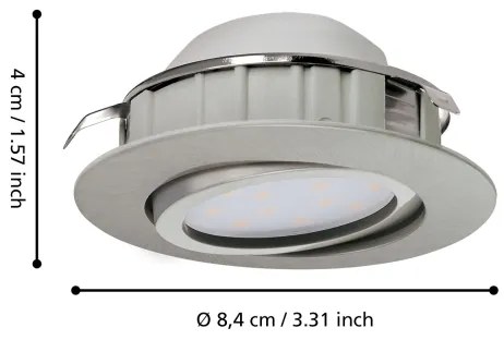 Eglo 95853 - SADA 3x LED podhledové svítidlo PINEDA 1xLED/4,9W/230V