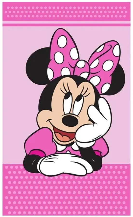 Dětský ručník Minnie Mouse - Disney - 100% bavlna - 30 x 50 cm