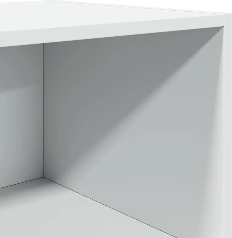 Skříň highboard bílá 50 x 41 x 185 cm kompozitní dřevo 3281680