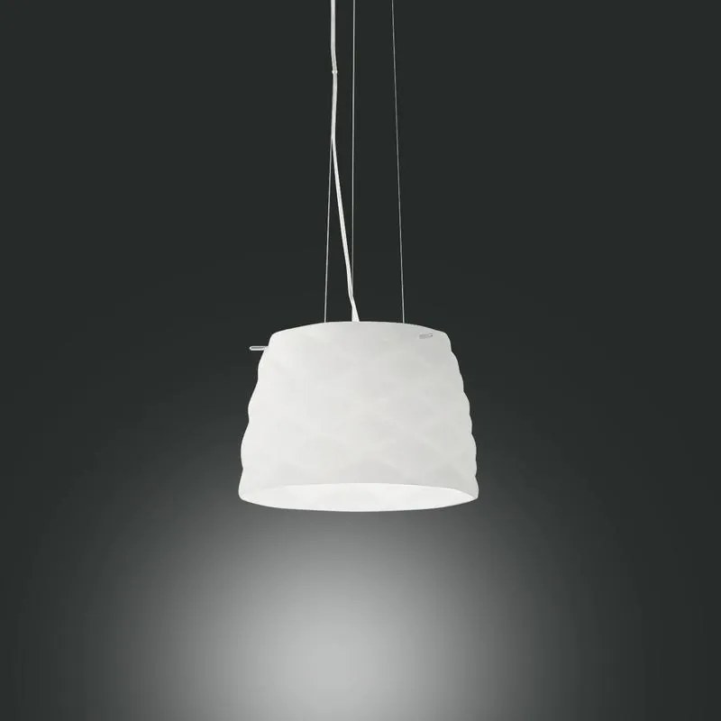 Fabas luce 3322-40-178 Soft, závěsné svítidlo ze skla, 1x60W E27, prům. 27cm