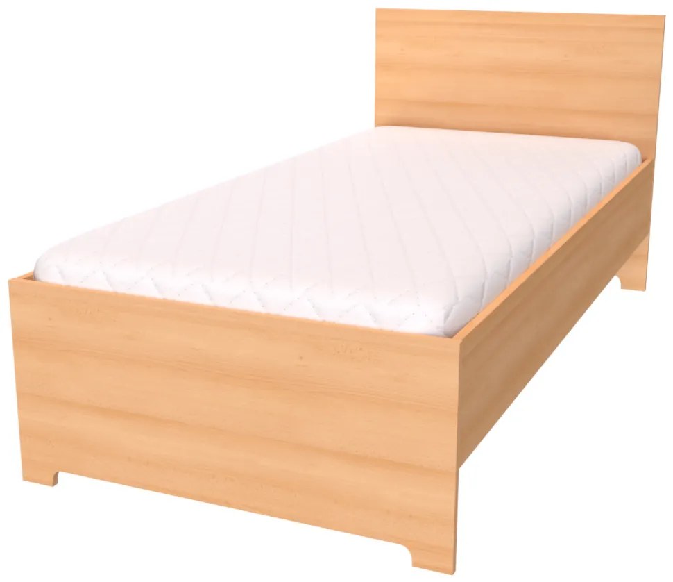 Nábytek Mikulík Retro postel DINO, 80×200 cm Dekor: Olše