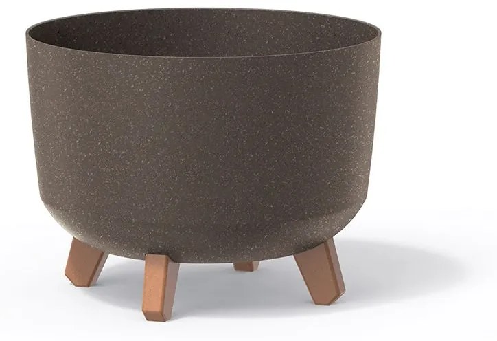PRO Květináč GRACIA STANDARD ECO WOOD kávový 33,9cm