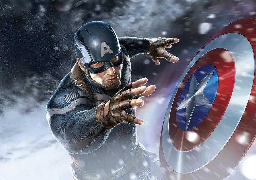 Postershop Fototapeta: Captain America (1) - 254x368 cm
