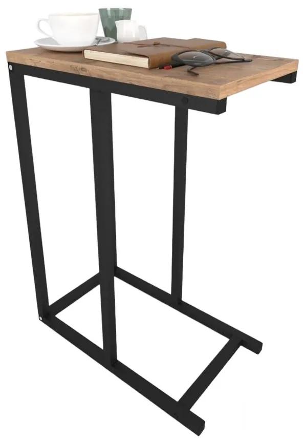 Odkládací příruční stolek LANDEN borovice