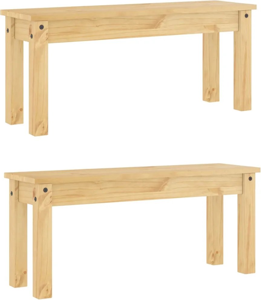 Jídelní set 3 kusů PANAMA Borovicový masiv 3345173