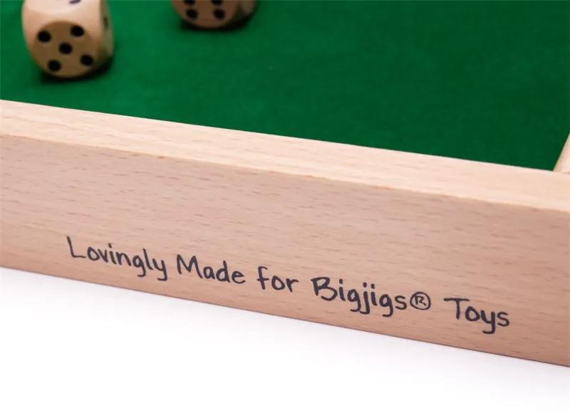 Bigjigs Toys Dřevěná hra - Uzavřete kostky