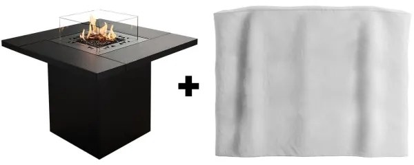 Planika Square Table GAS - Venkovní plynový krb 79,7x90 cm 10kW