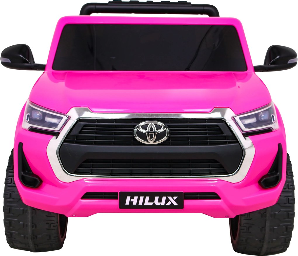 Ramiz Elektrické auto Toyota Hilux pro děti růžové + pohon 4x4 + dálkové ovládání