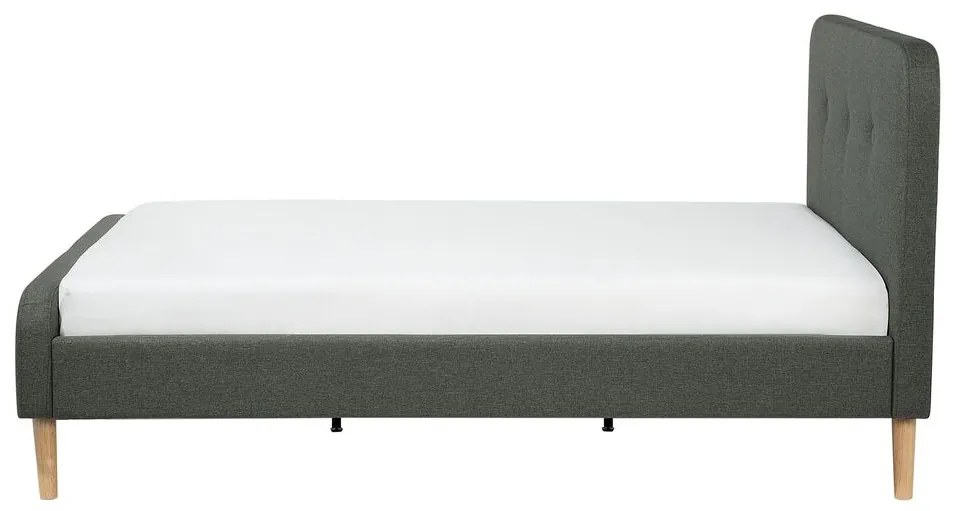 Manželská postel 140 cm ROME (s roštem) (tmavě šedá). 1007460