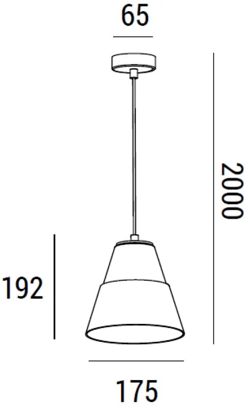 ZAHO Závěsné svítidlo SOL GLASS, 60W, ⌀175 mm Barva: Bílá