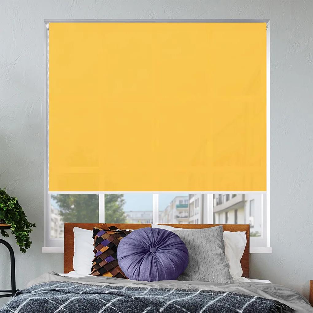 FOA Látková roleta, STANDARD, Sytě oranžová, LE 104 , 149 x 150 cm