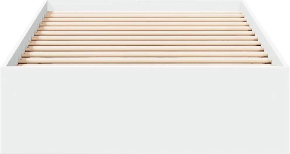 Rám postele se zásuvkami bílý 90 x 200 cm kompozitní dřevo 3280678