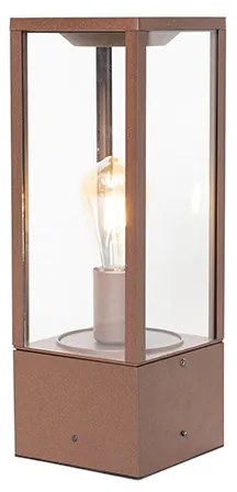 Průmyslová venkovní stojací lampa rezavě hnědá 40 cm IP44 - Charlois