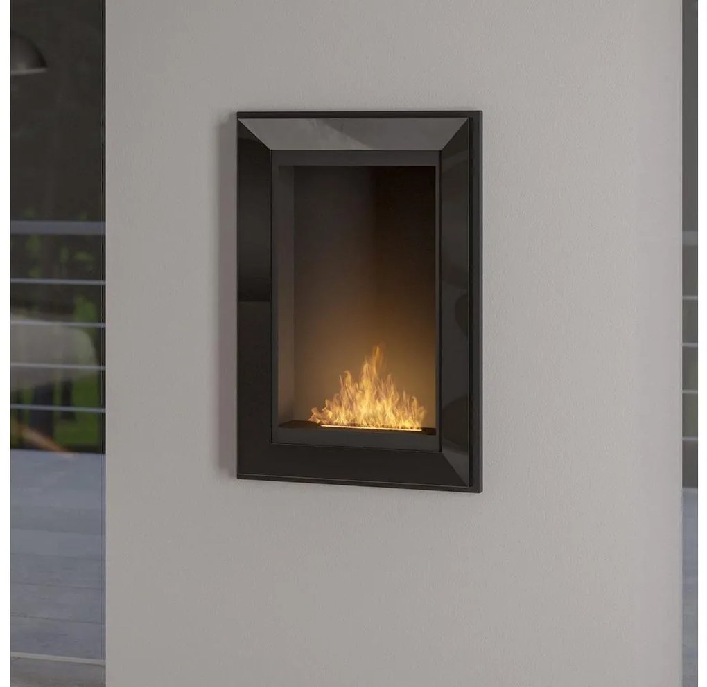 InFire InFire - Vestavěný BIO krb 79x55 cm 3kW černá IF0046