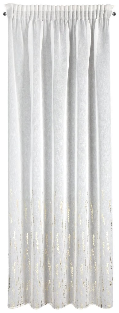 ZÁCLONA NA PÁSCE LINZI 140X270 CM VZOROVANÁ