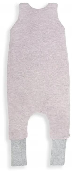 Sleepee Celoroční spací pytel s nohavicemi RŮŽOVÝ z bavlny Zvolte rozměr: XS (6 - 12 měsíců)
