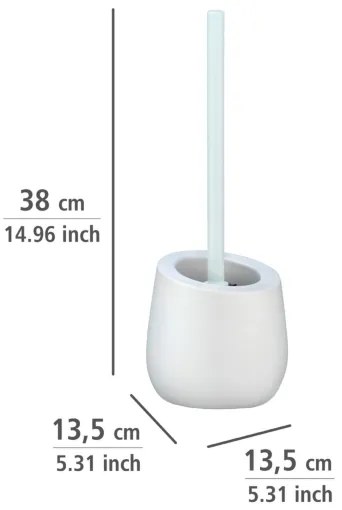 WENKO 23646100 - WC štětka BADI 13,5x38 cm bílá