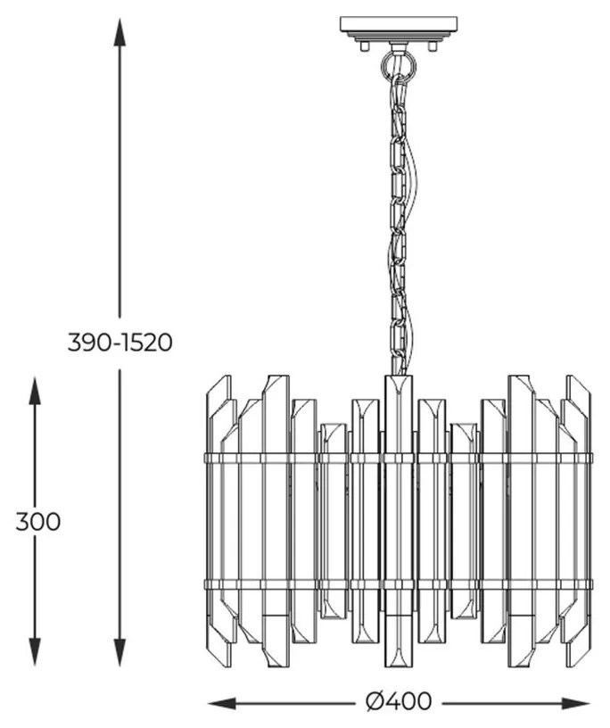 Zuma Line Luxusní křišťálový lustr Alexandria Ø40 cm
