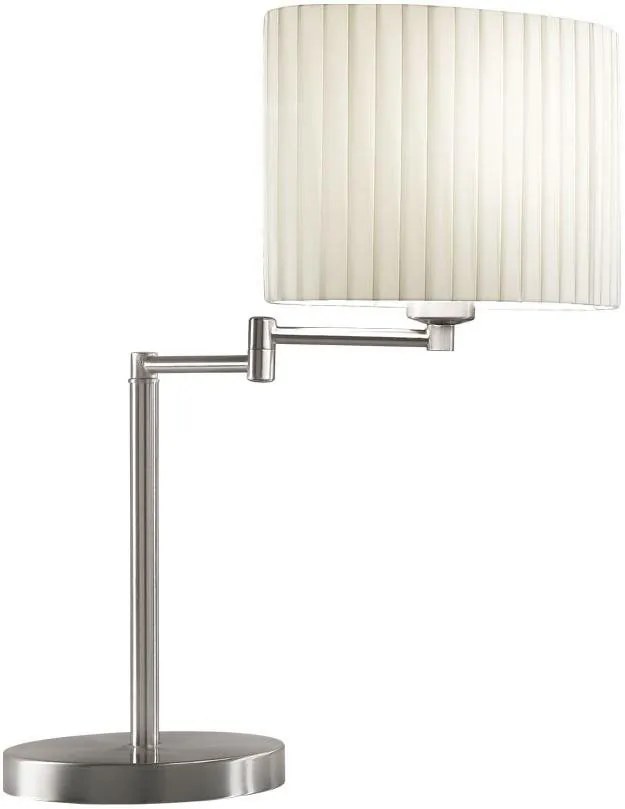 Kolarz stolní lampa hilton sand leštěný nikl, 48 cm