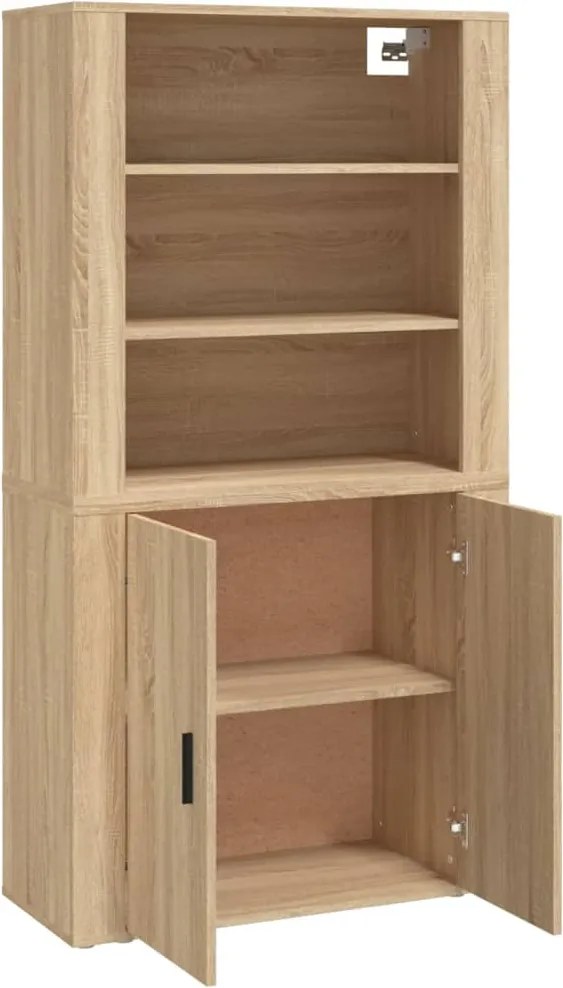 Skříň highboard dub sonoma kompozitní dřevo 3185362