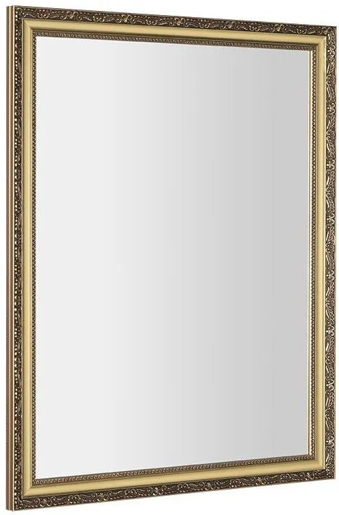 Sapho BOHEMIA zrcadlo v dřevěném rámu 686x886mm, zlatá - NL483