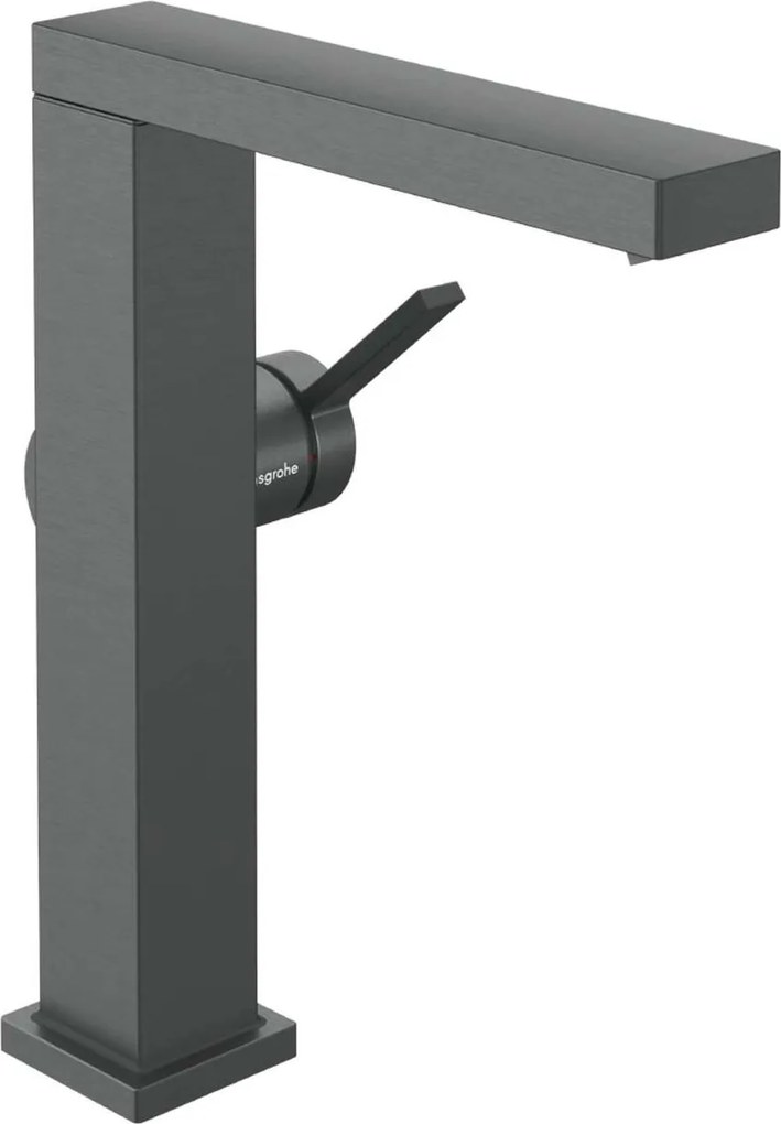 Hansgrohe Tecturis E - Umyvadlová baterie s výpustí Push-Open, CoolStart, EcoSmart+, kartáčovaný černý chrom 73060340