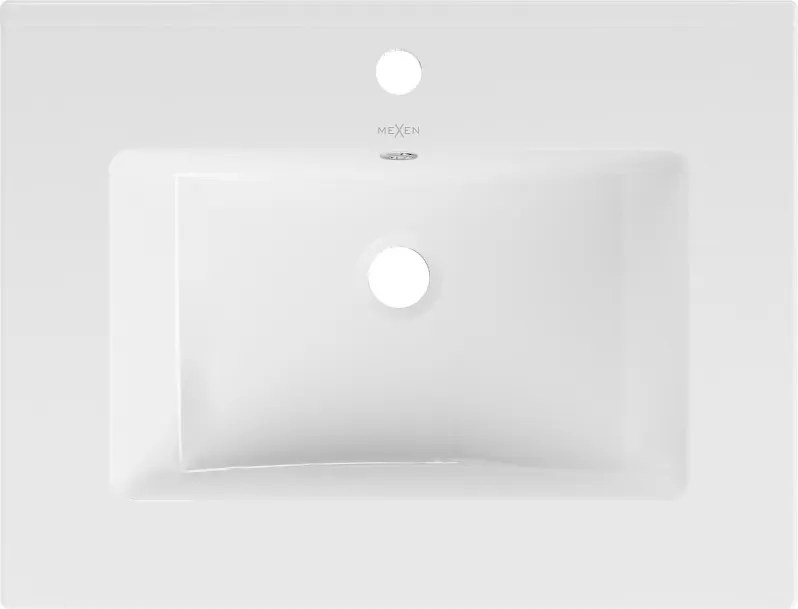 Mexen Atena vestavné umyvadlo 61 x 46 cm, bílá - 25016000
