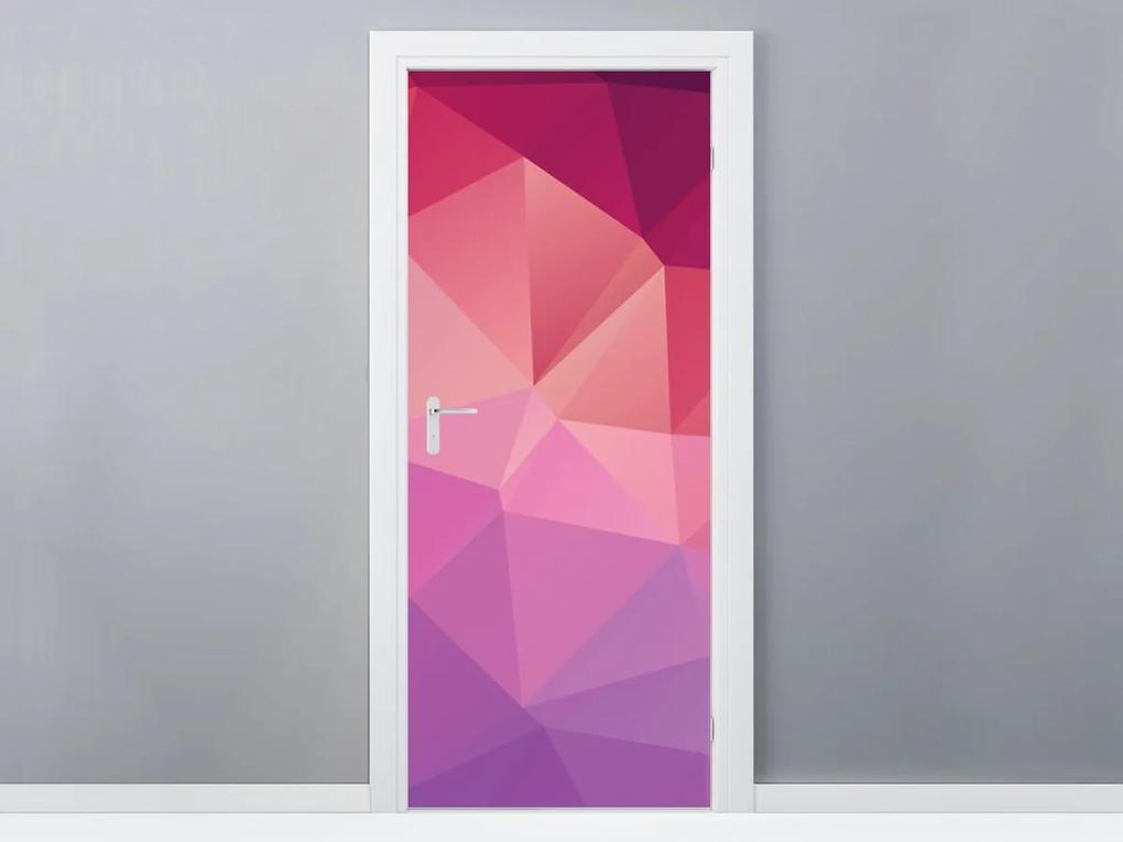 Gario Samolepící fólie na dveře Geometrický vzor 95x205cm Velikost: 95 x 205 cm