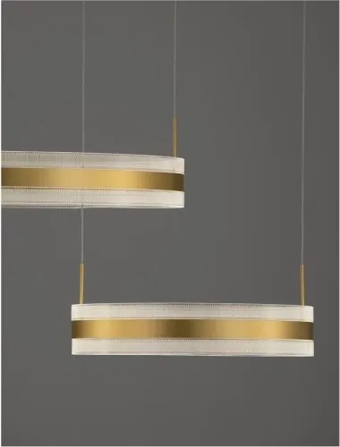 Závěsné LED svítidlo NOVA LUCE AGOS 124W 3000K 9054445 stmívatelné Triac
