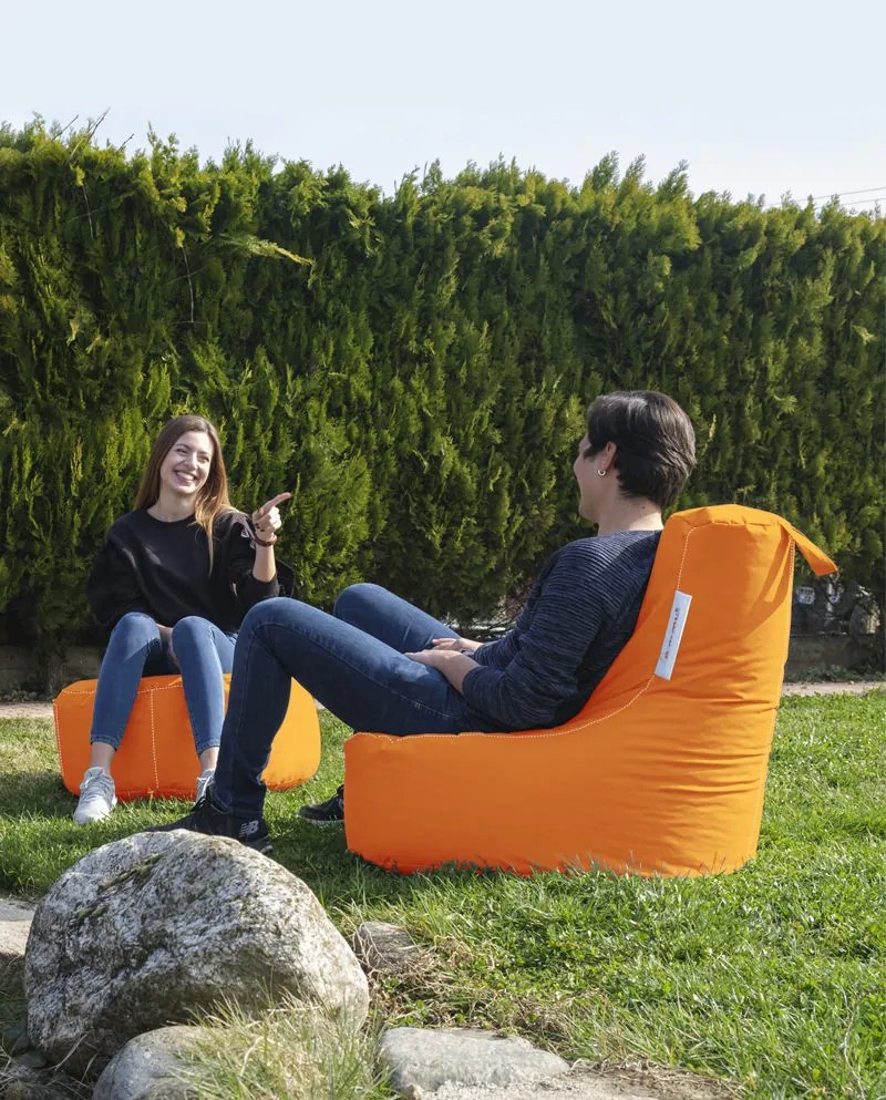 Atelier del Sofa Zahradní sedací vak EVA Sport - Orange, Oranžová