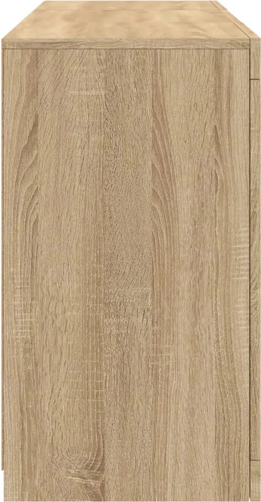 Příborník s LED osvětlením dub sonoma 123 x 37 x 67 cm 3209060