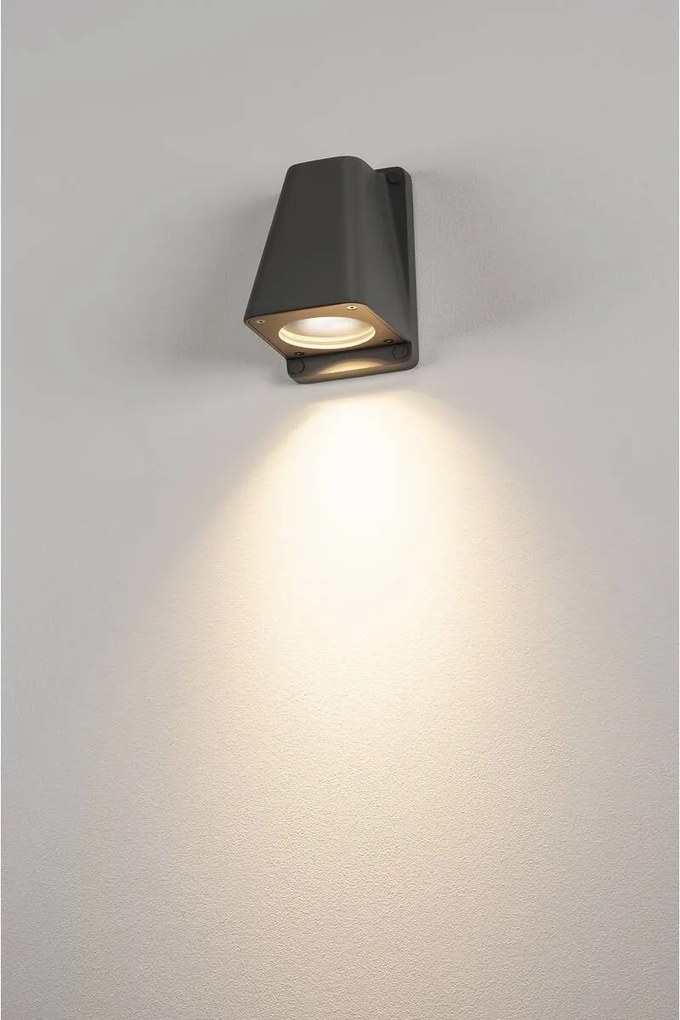 LA 227195 Venkovní svítidlo WALLYX nástěnná antracit 230V GU10 50W IP44 - BIG WHITE (SLV)
