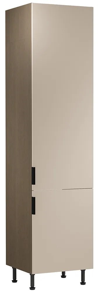 SORENTO bz | vysoká skříňka D60ZLN na vestavnou lednici | 60 cm | PRAVÁ | baltic/béžová