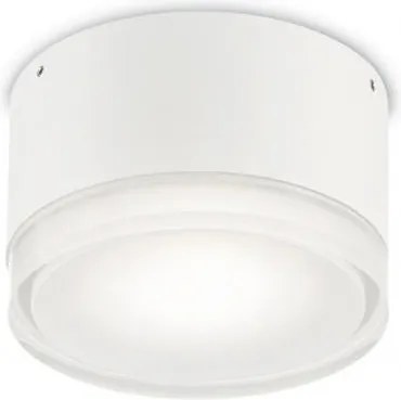 ILUX 168036 Venkovní stropní a nástěnné svítidlo Ideal Lux Urano PL1 small bianco 168036 bílé 12cm IP44 - IDEALLUX