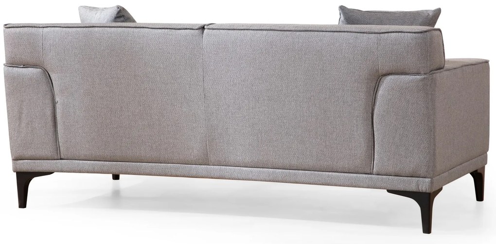 Hanah Home Dvoumístná pohovka PETRA světle šedá 163 cm 560ARE1526