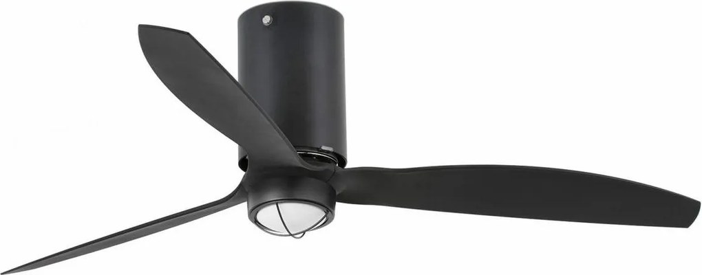 FARO 32043-10 MINI TUBE FAN M LED, černá, stropní ventilátor s DC motorem - FARO